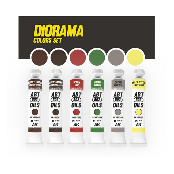 Abteilung 502 - Oil Sets - Dioramas Colors Set - Comic Book Factory