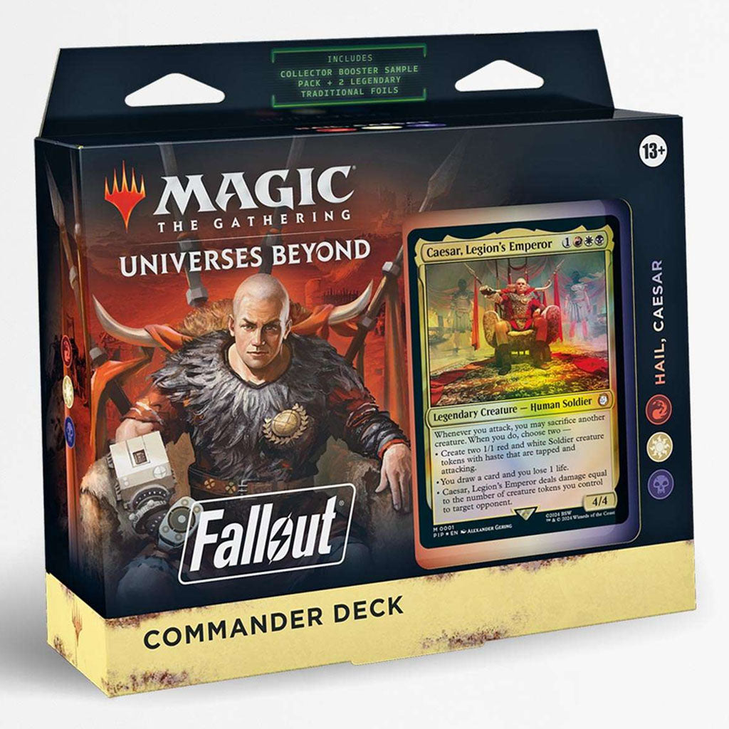 Magic The Gathering: Universes Beyond Fallout Commander Deck - Hail Ca ...