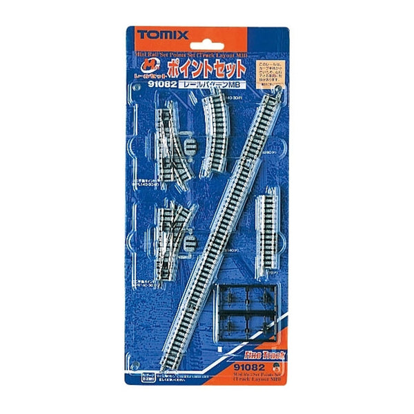 Tomix Trains - TMX91082 - Mini Track Turnout Set - Comic Book Factory