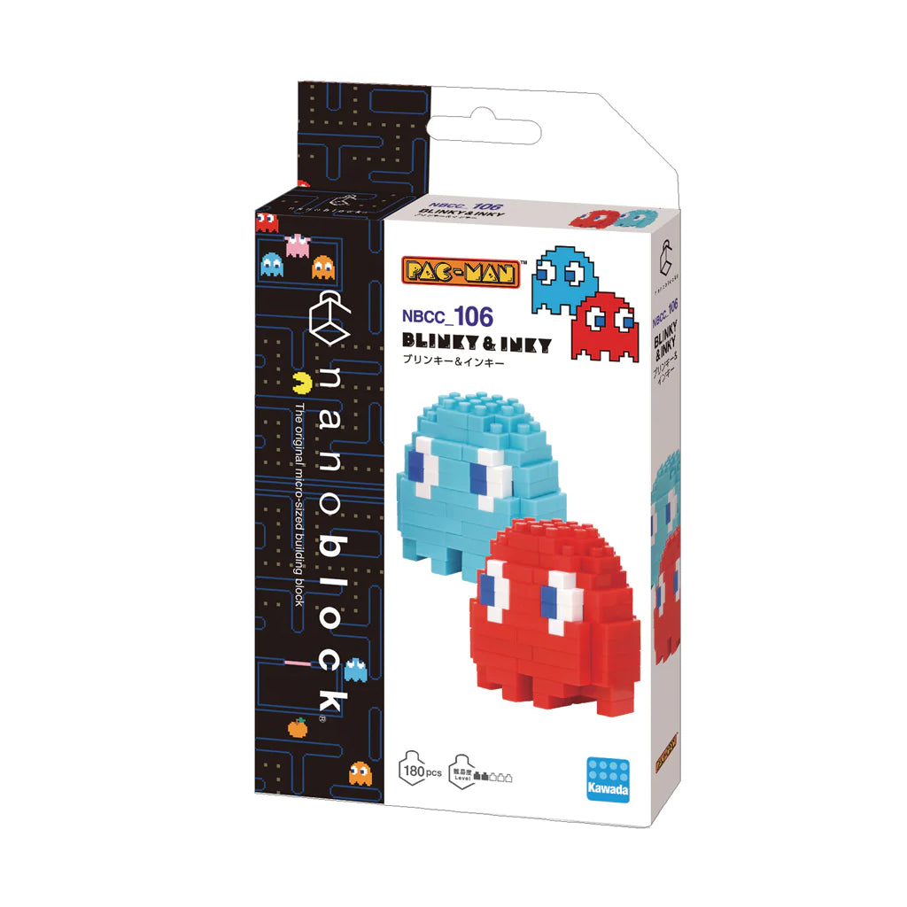 Nanoblock - Pac-Man (Blinky & Inky) - Comic Book Factory