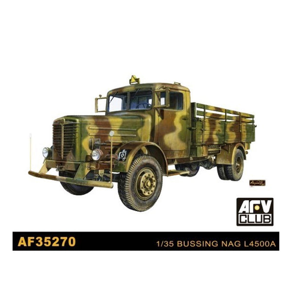 AFV Club - 1/35 German Military 4x4 Truck Bussing Nag L4500A Model Kit ...