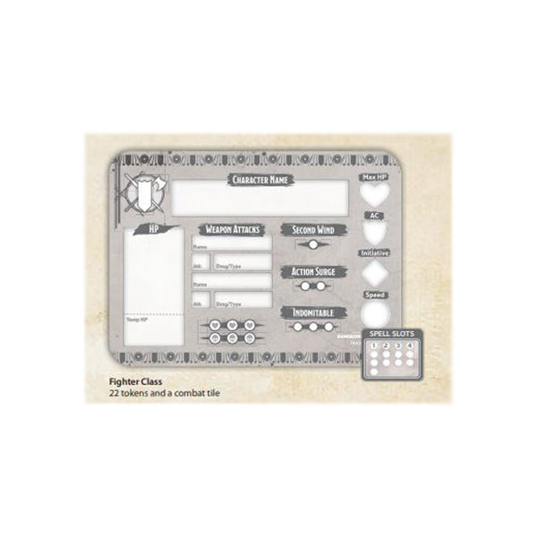D&D Class Token Set - Fighter - Comic Book Factory