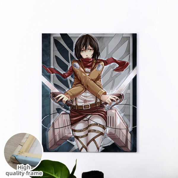 Attack on Titan - Wooden Art Frame - Comic Book Factory